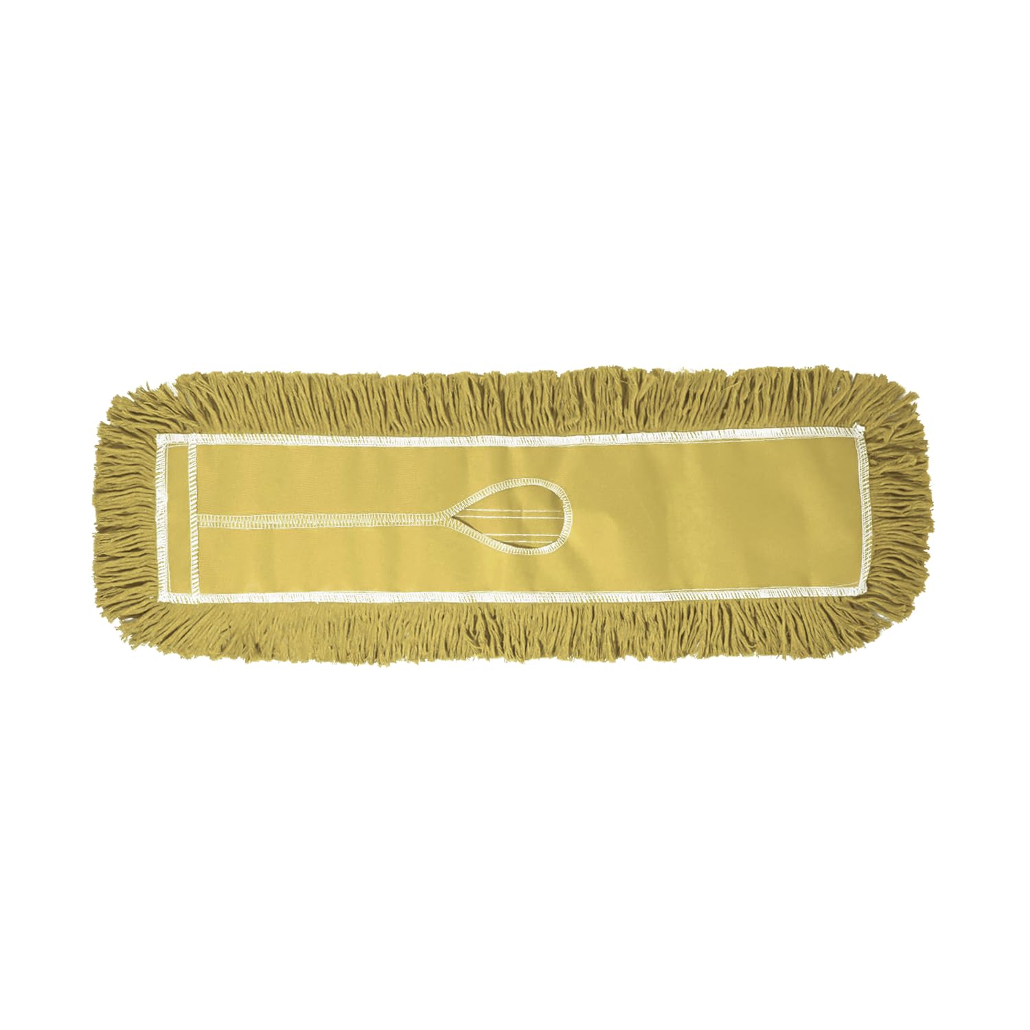 24 Inch Yellow Dust Mop with Wood Handle and 24 Inch Dust Mop Refill Bundle - 2 Mop Sets and 4 Refills