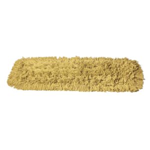 24 Inch Yellow Dust Mop with Wood Handle and 24 Inch Dust Mop Refill Bundle - 2 Mop Sets and 4 Refills