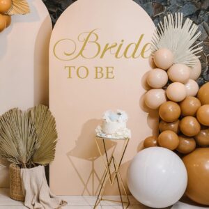 Bride to Be Decal - Bridal Shower Party Decor Bridal Shower Party Decal for Sign and Balloon Arch Backdrop Creative Wedding Shower Decal (Bride to Be Decal)