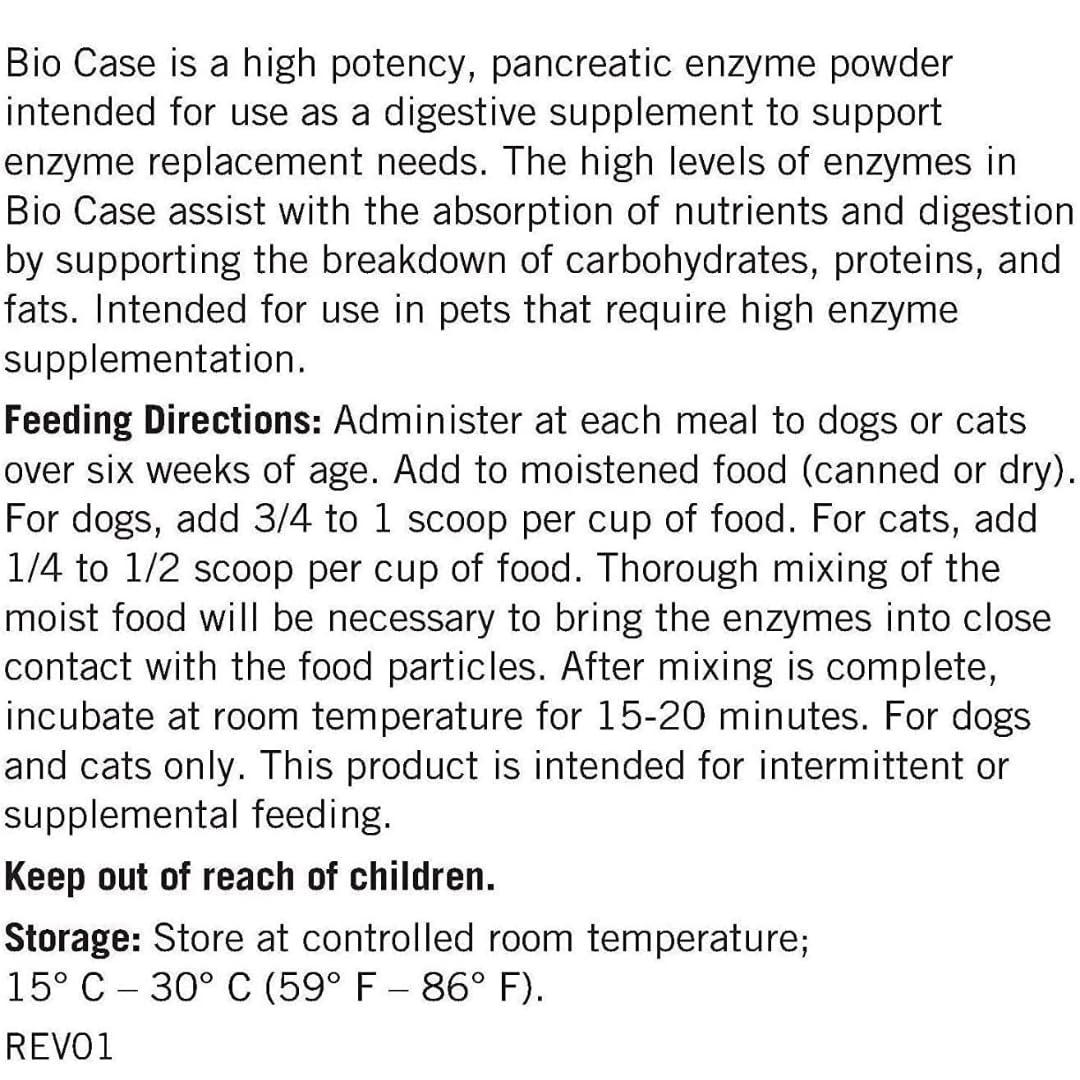 Bio Case - Pancreatic Enzymes for Dog & Cat - 12 Oz Powder (Formerly Thomas Labs BioCase)