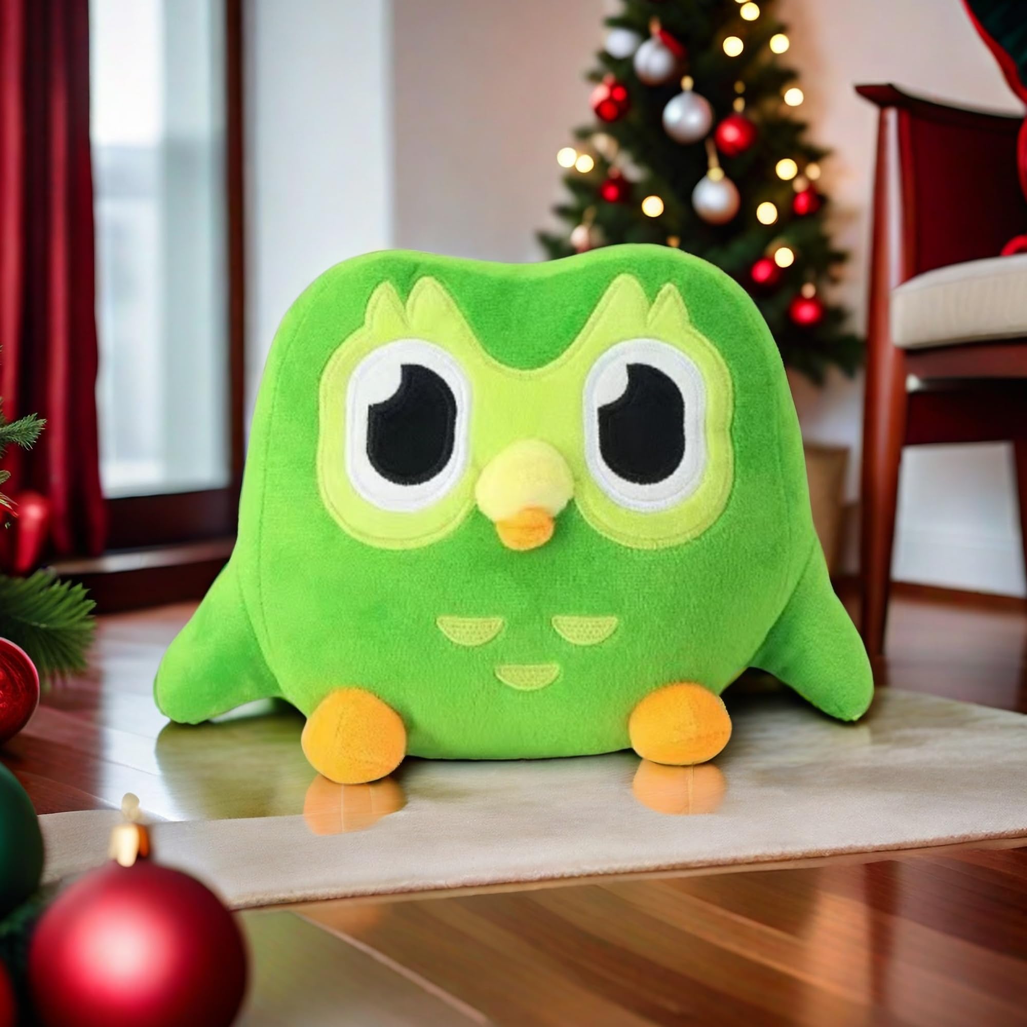 New Green owl Plush Toy, Cute Plush Toy Pillow - Suitable for Children and Fans