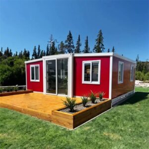 20ft 2 bedroom luxury predfabricated container homes granny flat roof expandable container house