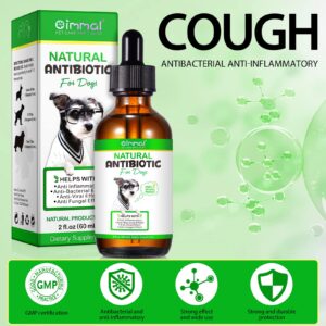 Natural Antibiotics for Dogs, Dog Antibiotics Supports Dog Allergy and Itch Relief, Dog Multivitamin, Pet Antibiotics, for All Breeds 4 Fl Oz