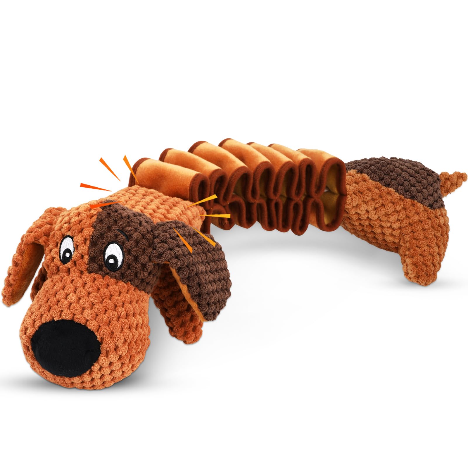 Homounter Squeaky Plush Dog Toys for Large Dogs with Squeaky and Crinkle Paper, Tug of War Pet Toys for Dogs, Interactive Pull Puppy Chew Toys for Small, Medium and Large Dogs