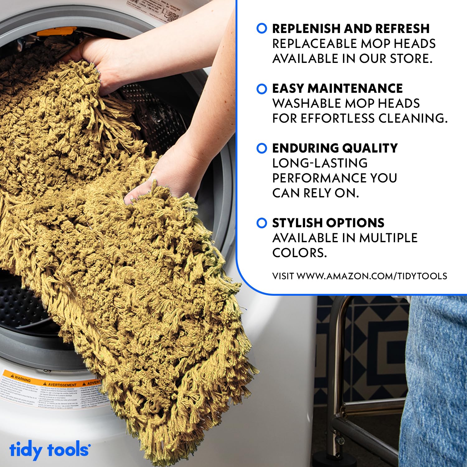 24 Inch Yellow Dust Mop with Wood Handle and 24 Inch Dust Mop Refill Bundle - 2 Mop Sets and 4 Refills