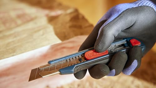 BOSCH H11-12100-1 18mm Snap-Off Utility Knife | Soft Grip, Slider Mechanism, and Integrated Blade Snap