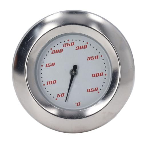 Grill Thermometer, Stainless Steel Temp Gauge 3 Inch Food Grill Thermometer Industrial BBQ Grill Smoker Thermometer Gauge, 50‑450℃