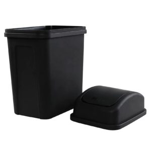 Bathroom Trash Can with Lid ,5.5 Gallons, Plastic Garbage Can with Lid, Waste Basket,trash Bin,garbage Bin ,dog Proof Trash Can for Dorm, Office, Outdoor, Living Room, Bedroom, Bathroom, Kitchen