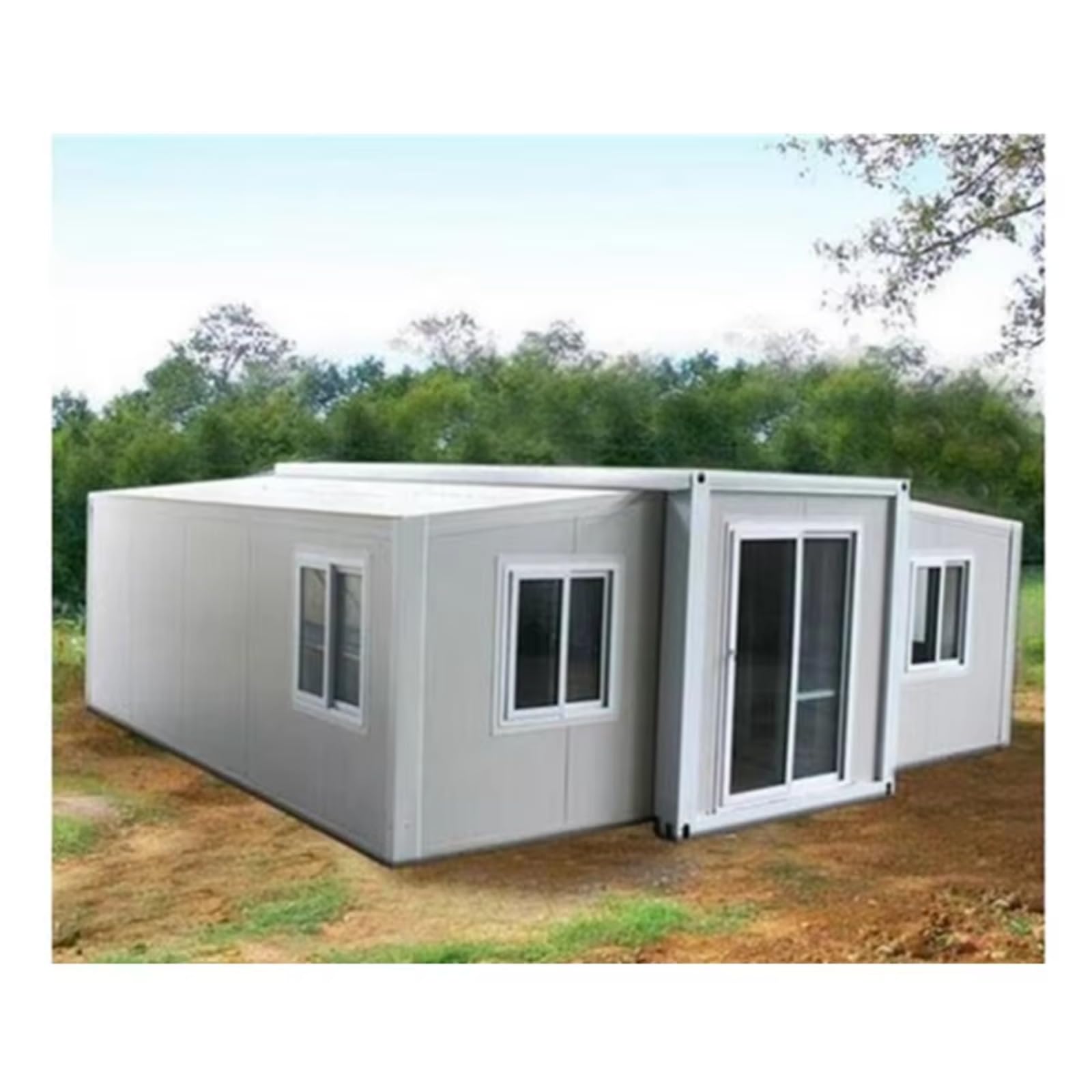 Australia Foldable Luxury Prefabricated Modern Real Estate Expandable Mobile Shipping Container kit Office Home House for Sale