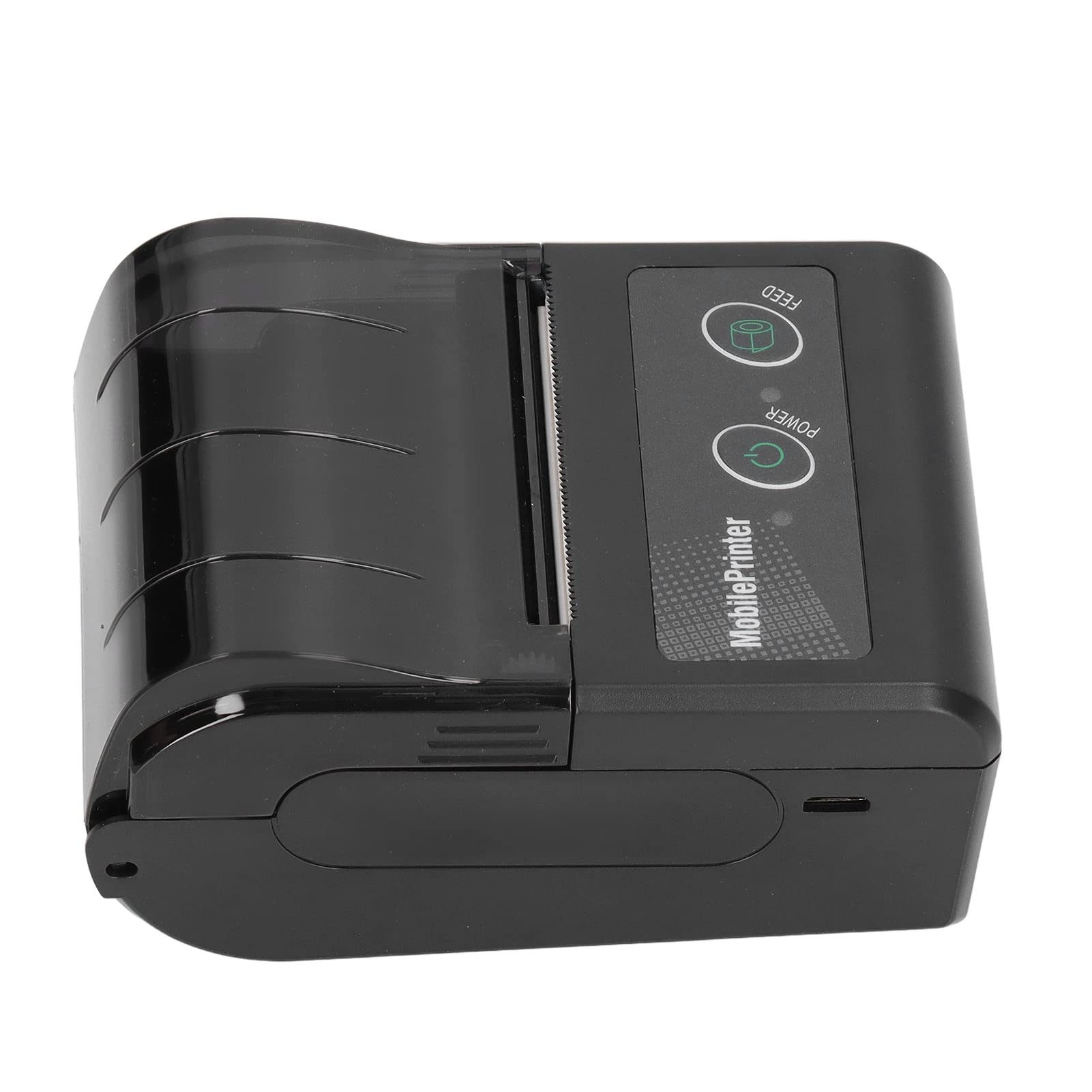 Respicefinem Receipt Printer Thermal Printing 16.0×13.0×7.0 Receipt Printer Smartphone Control 200Dpi Thermal Label Printer Receipts Printer with Roll Printer Paper Thermal Label