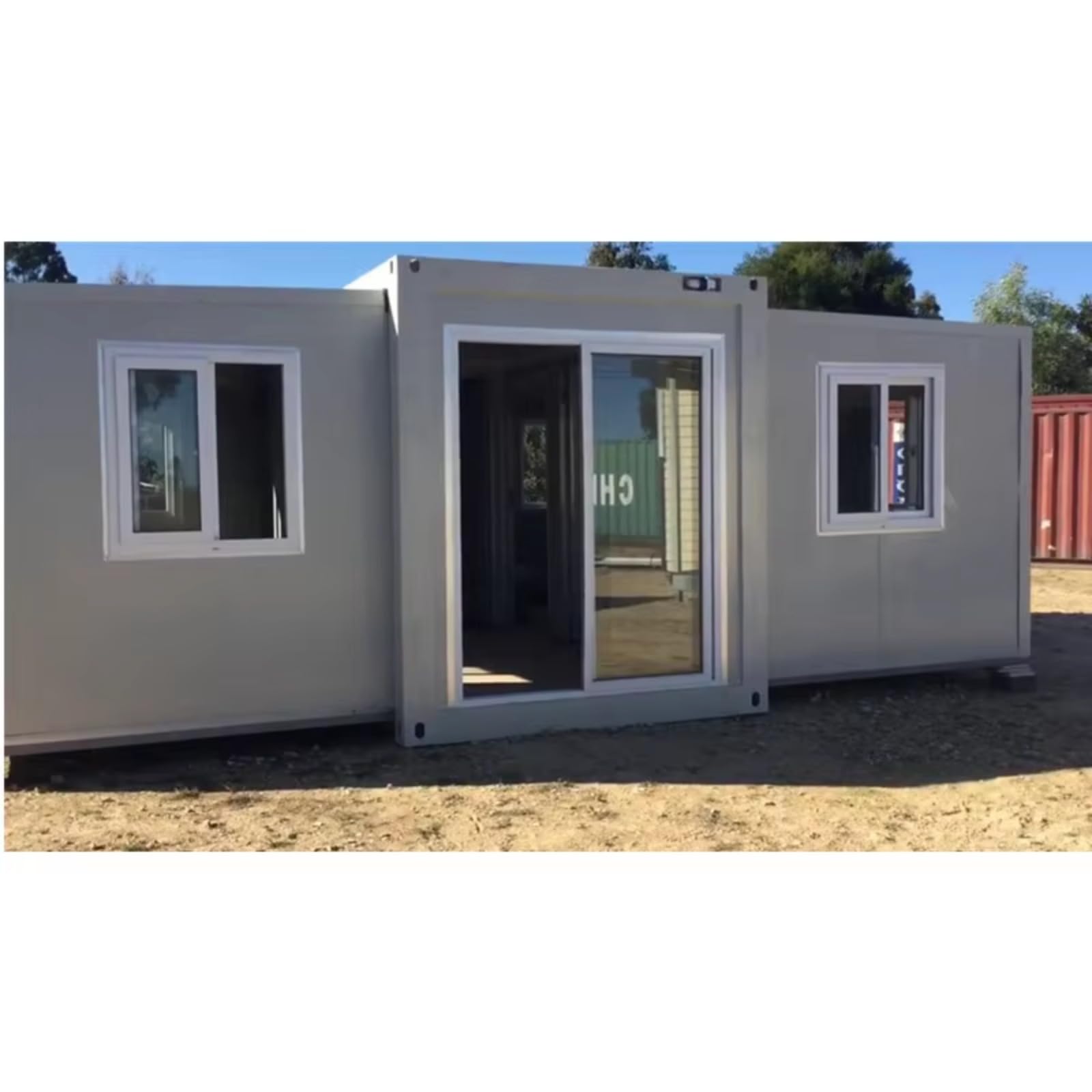 pre fabricated Steel Frame Expandable Expanding fold Out Folding Foldable Container Home House for Sale 40ft Supplier Builder