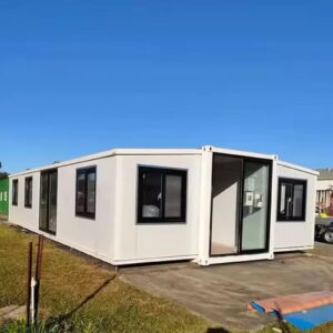 40ft flat pack container two bedroom prefabricated expandable container house mobile modular prefabricated house