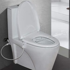 QIXIAMO Bathroom for Smart-Toilet for Seat-Bidet Sprayer-Kit Mechanical Ass Flusher-DIY Intelligent Toilet Flushing-Sanitary