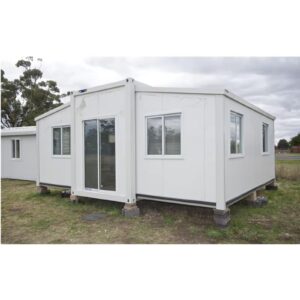 Extendable Cabin Fire Container Modern Duplex Design Butterfly Building Prefab House