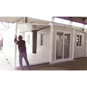 Foldable Wooden Flat Pack House European Frame Steel Prefab Build Container Home