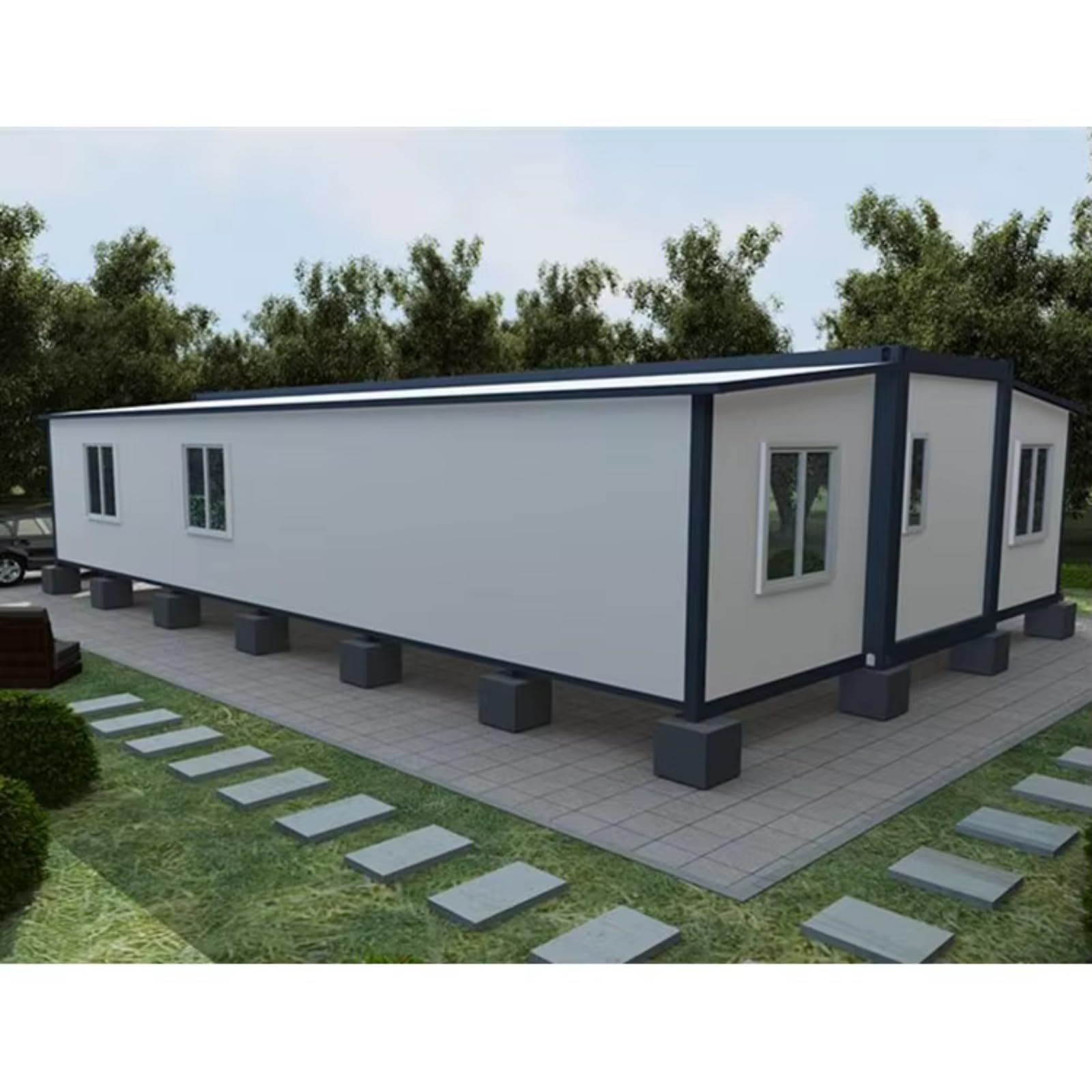 prefab Expandable Folding Foldable 2 3 4 5 6 Bedrooms Shipping Container Luxus Haus Homes Office House 4 Bedroom Office Homes