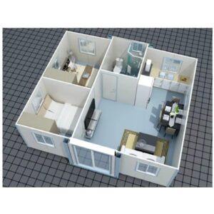 1 2 3 bedrooms pre fabricated Readymade Modular Portable kit prefab Box boxable Garden Office fold Out Container House Home