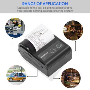 Respicefinem Receipt Printer Thermal Printing 16.0×13.0×7.0 Receipt Printer Smartphone Control 200Dpi Thermal Label Printer Receipts Printer with Roll Printer Paper Thermal Label