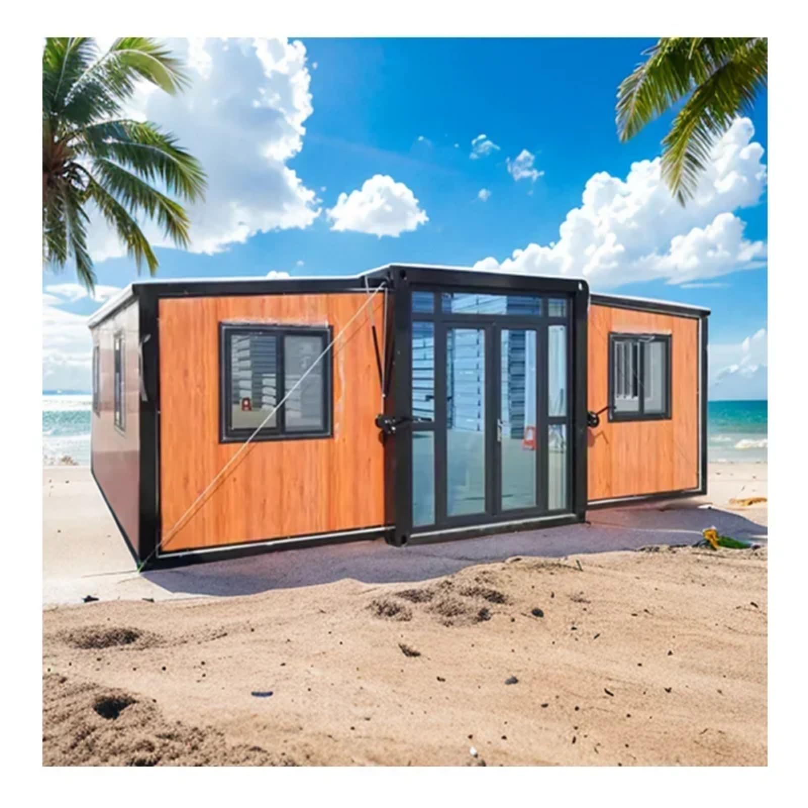 Prefab New Innovations 20 Ft 40FT Tiny House 2 Bedroom with Bathroom and Kitchen Quick Homes Container Houses