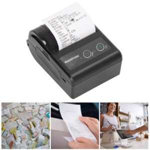 Respicefinem Receipt Printer Thermal Printing 16.0×13.0×7.0 Receipt Printer Smartphone Control 200Dpi Thermal Label Printer Receipts Printer with Roll Printer Paper Thermal Label