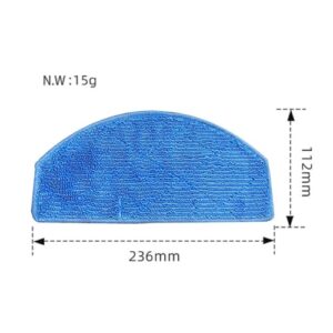 LCHONGMING 10pcs Microfibers Mop Pads Replacement, Compatible for Tikom,G8000 Pro Vacuum Cleaner Washable Mop Cloth Pads. mop Pads