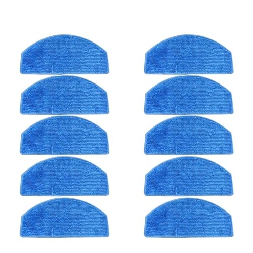 LCHONGMING 10pcs Microfibers Mop Pads Replacement, Compatible for Tikom,G8000 Pro Vacuum Cleaner Washable Mop Cloth Pads. mop Pads