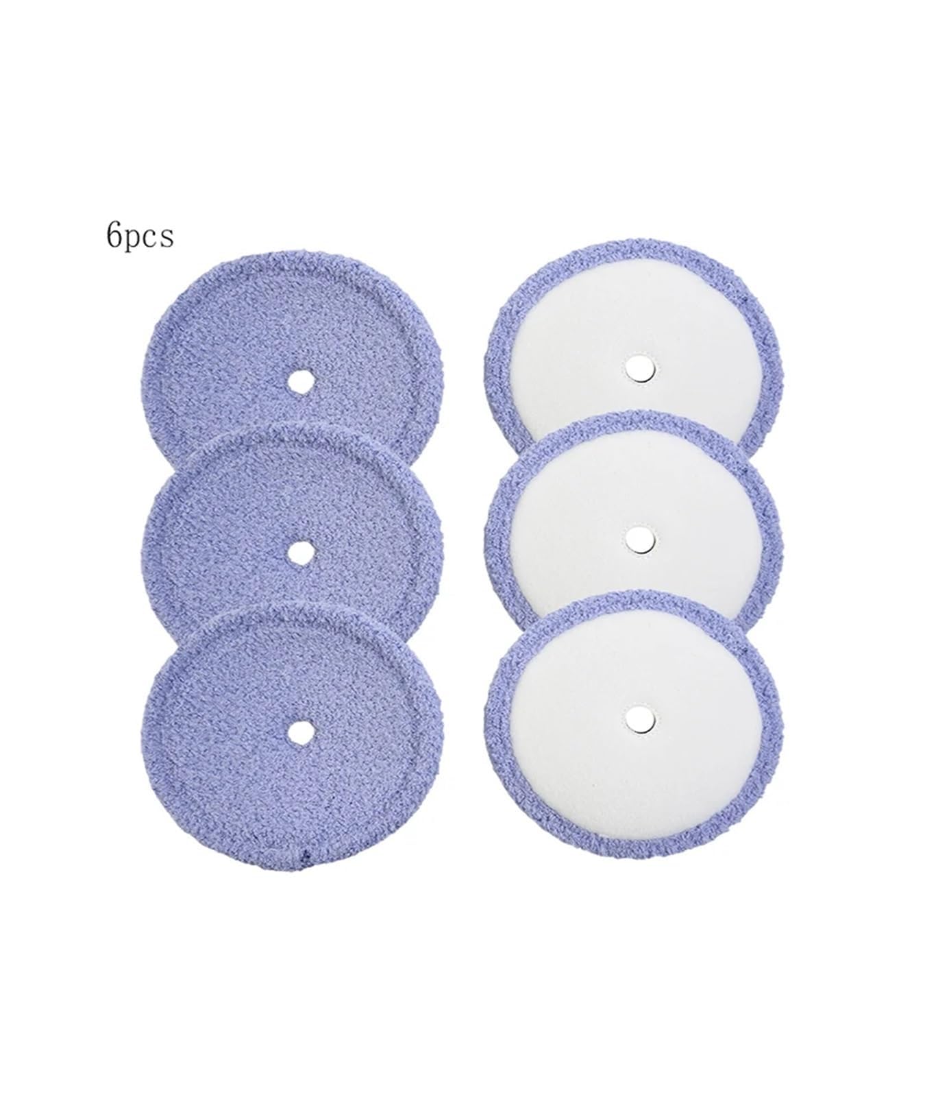 LCHONGMING 6pcs Washable Mother Yarn and Microfiber Mop Pads. Compatible for EVERYBOT, Edge, RS700 RS500 Robot Mop Cloths Replacement Accessory.Mop Pads