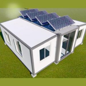 expandable flat pack prefab module home 30 ft container expandable house with solar energy