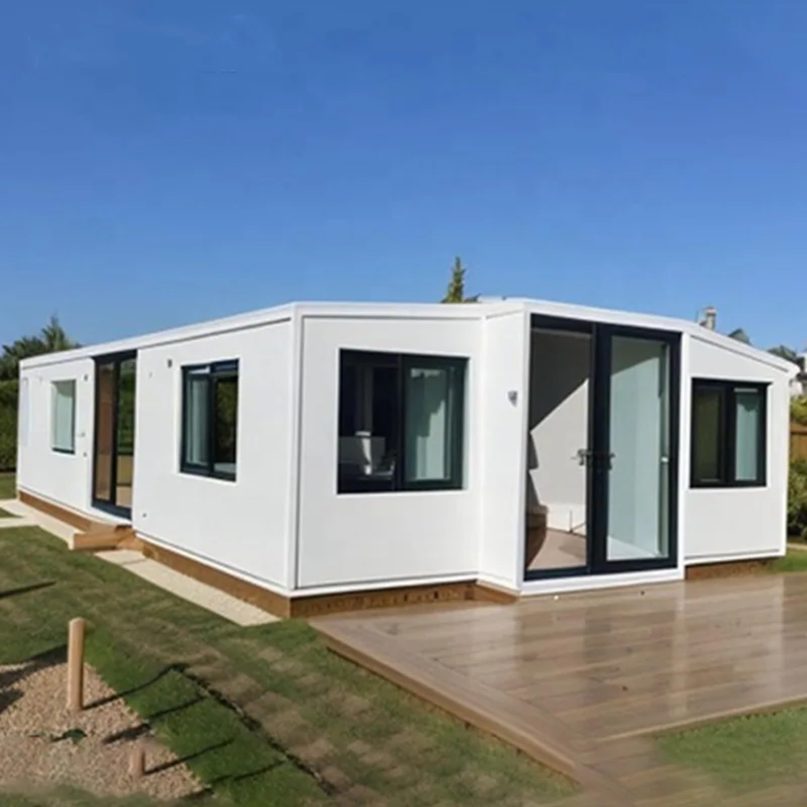 20ft 40ft Quick Install Cabin House Living Container Homes Extended Expandable Container House Prefab from House Prefab Factory