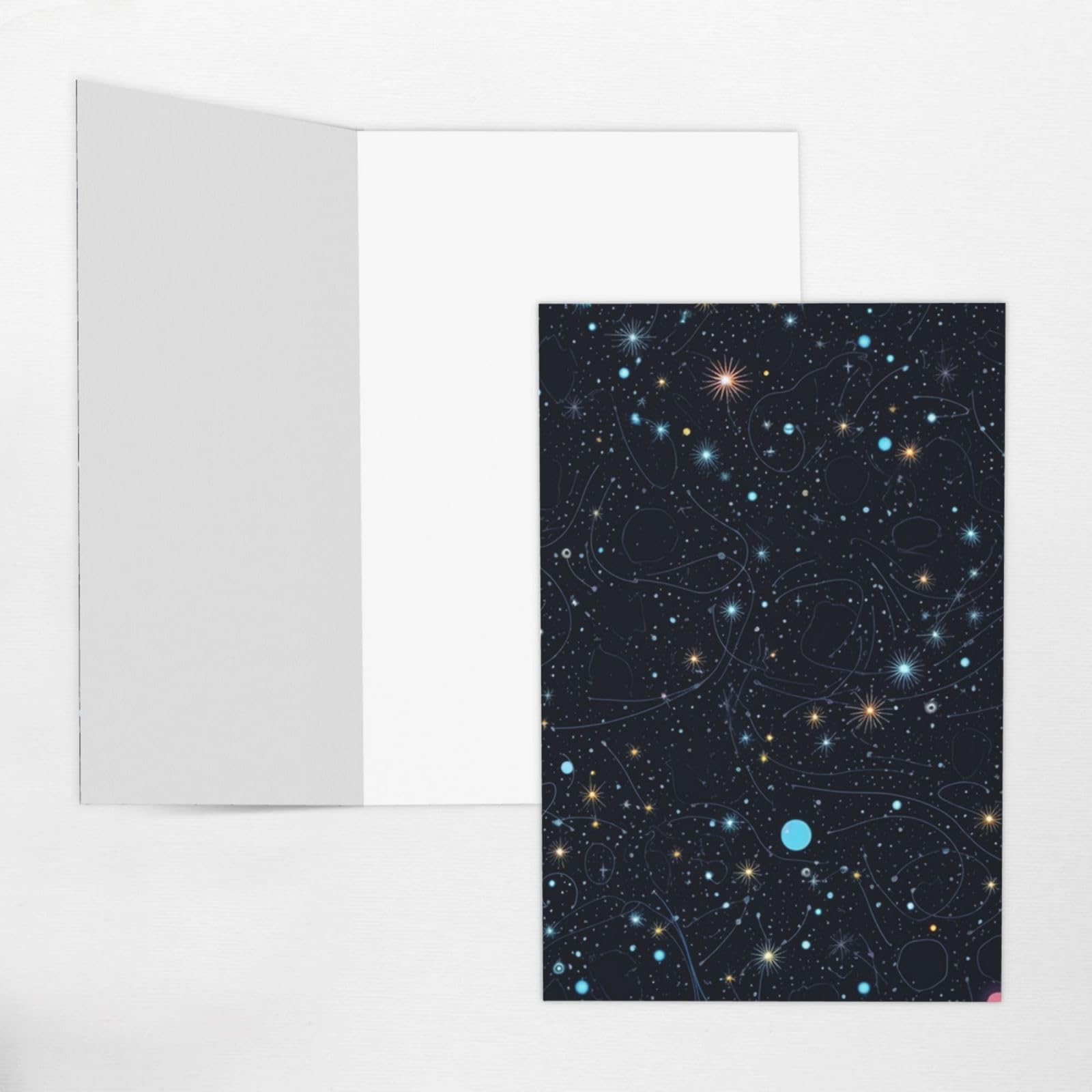 Greeting Cards with Envelopes Half-Fold Blank Cards Constellation Star Clusters Galaxies Greeting Cards Thank You Cards Happy Birthday Cards Note Cards for Graduation Holiday Wedding Invitations 4 x 6 inch