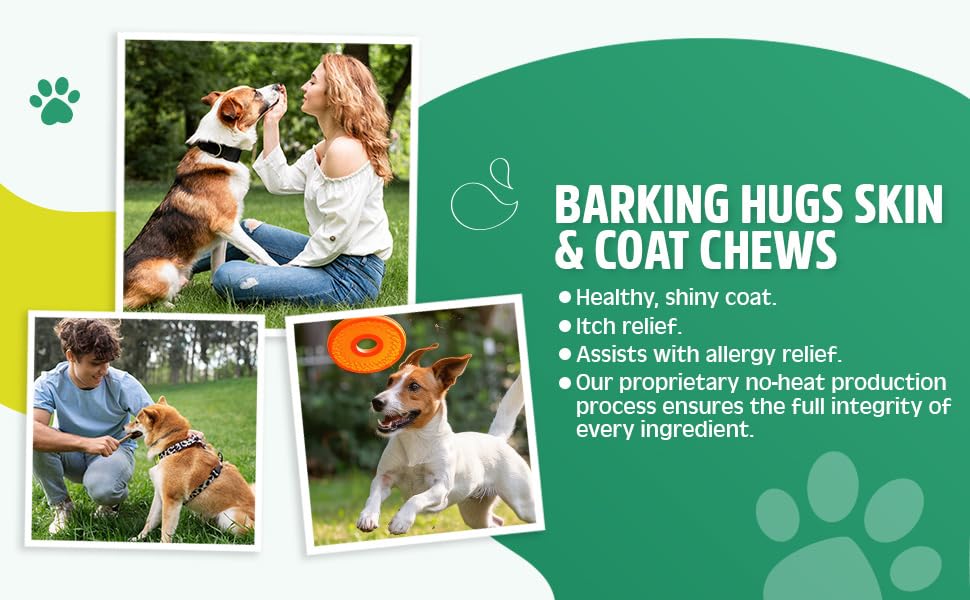 Barking Hugs Digestive Chews and Skin & Coat Chews