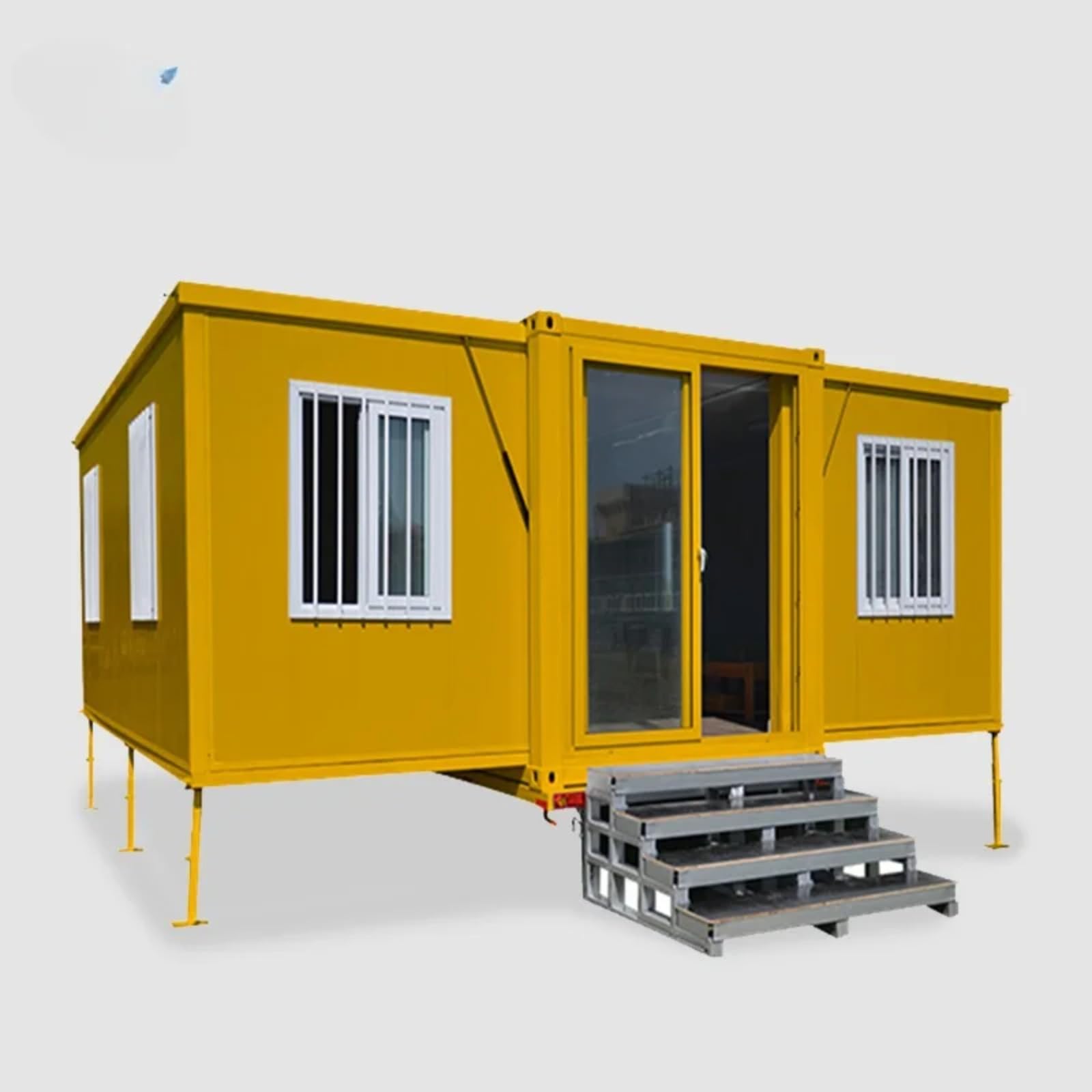 Prefabricated Expandable Trailer Party 20Ft 40ft Container House 2 3 Bedroom Foldable Expandable Tiny Home with Shower