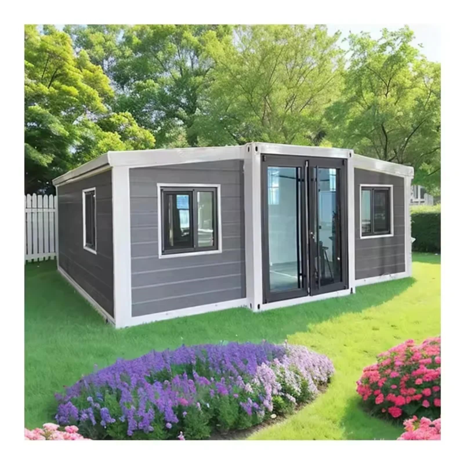 Fast Build Prefab House Container 20ft 40ft Modular Folding Container House Camping Foldable Small Tiny Container House Home Office