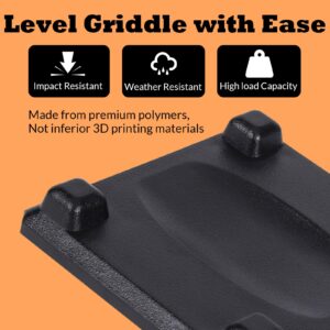 Griddle Leveling Shims Kit for Blackstone, Stackable Leveling Kit Grill Accessories - Effortless Leveling, Versatile Compatibility, Compact and Portable, 4 Pack 1/4" and 4 Pack 1/8"