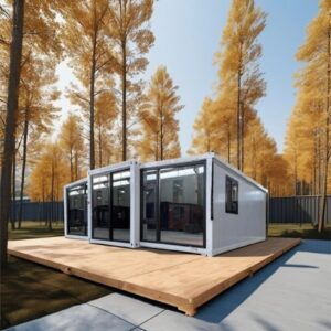 Folding Prefabricated House Expandable Bedroom Villa Outdoor Use Prefab