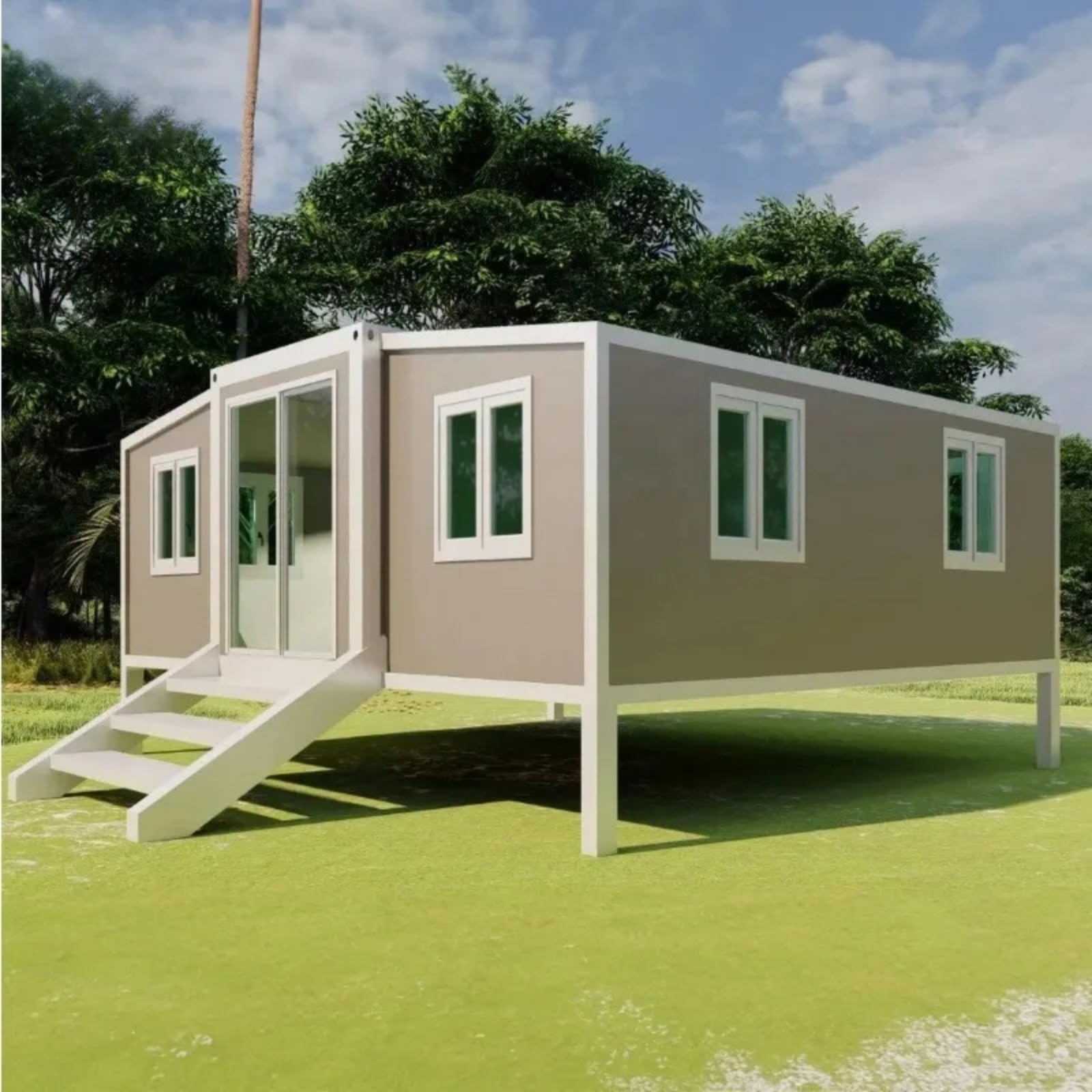 30Ft 40Ft Expandable Container House Mobile Detachable Expandable Container House Bathroom