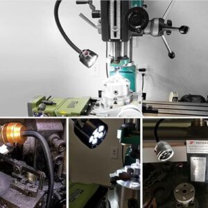 LED Work Light 6W Industrial Machine Lights 24V/220V With Plus Long Gooseneck Lamp Waterproof IP54 Long Service Life Used For All Types Of Machine Tool Lighting All Types Of CNC Lighting(24v)