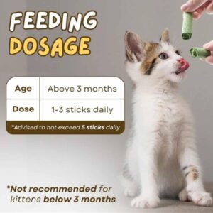 Berdexa Cat Grass Teething Stick, Cuddles Meow Cat Grass Sticks for Indoor Cats, Cat Grass Chew Sticks, Cat Teeth Cleaning Cat Grass Stick, Cat Chew Stick, for Hairball Removal (4Bag/24PCS)