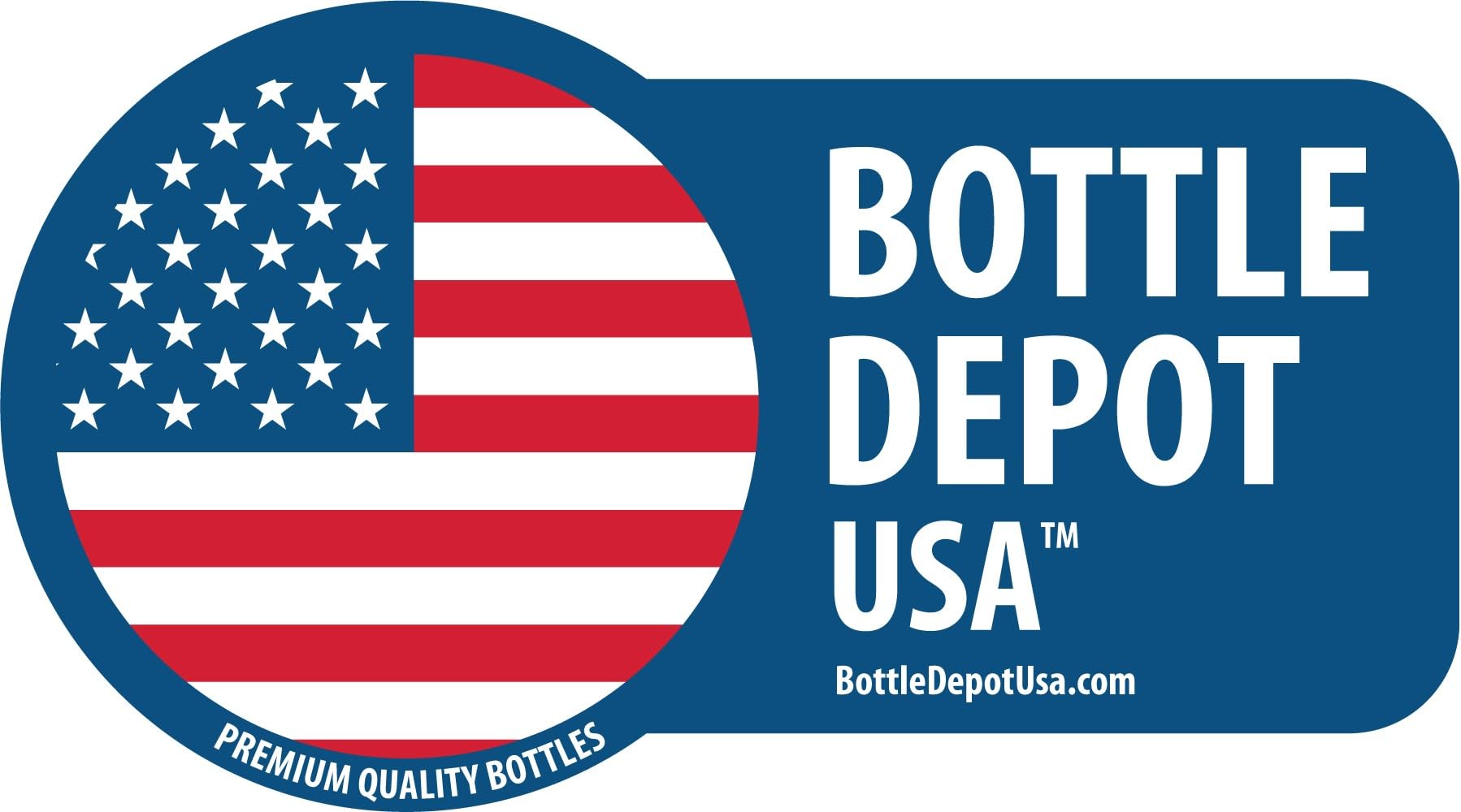 BOTTLE DEPOT USA 4 PACK 1-Gallon Empty Plastic Jugs, Reusable With Shipping Box, Food-Safe, BPA Free | Heavy-Duty HDPE | With White Tamper Evident Screw Caps