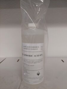 phosphoric acid 85% i h3po4 85% solution i for all acid cleaning i rust remover i limeremover i scale remover i safe to used on most metals - made in usa - size: 16 fl lz