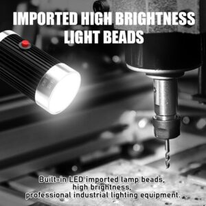 6W/9W CNC Lathe Milling Drilling Machine Lights LED Work Light Industrial Lighting 24V/220V Energy Saving And High Brightness Long Life Time Waterproof Made Of Aluminum Alloy(24v(800mm),6W_SCREW FIXIN