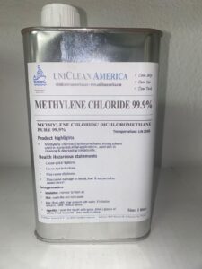 methylene chloride 99.9% purity - dichloromethane - made in usa - 4 liter / 135 fl oz