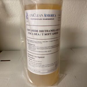 Cocamide Diethanolamine - COCA DEA - Cocamide DEA 85% - UniClean America - Made in USA - Size: 16 fl oz