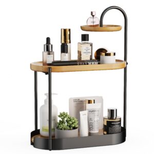 starware 3 tier bathroom organizer countertop, makeup organizer countertop for vanity storage & home decor, exquisite jewelry and perfume organizers for dresser, coffee bar organizer