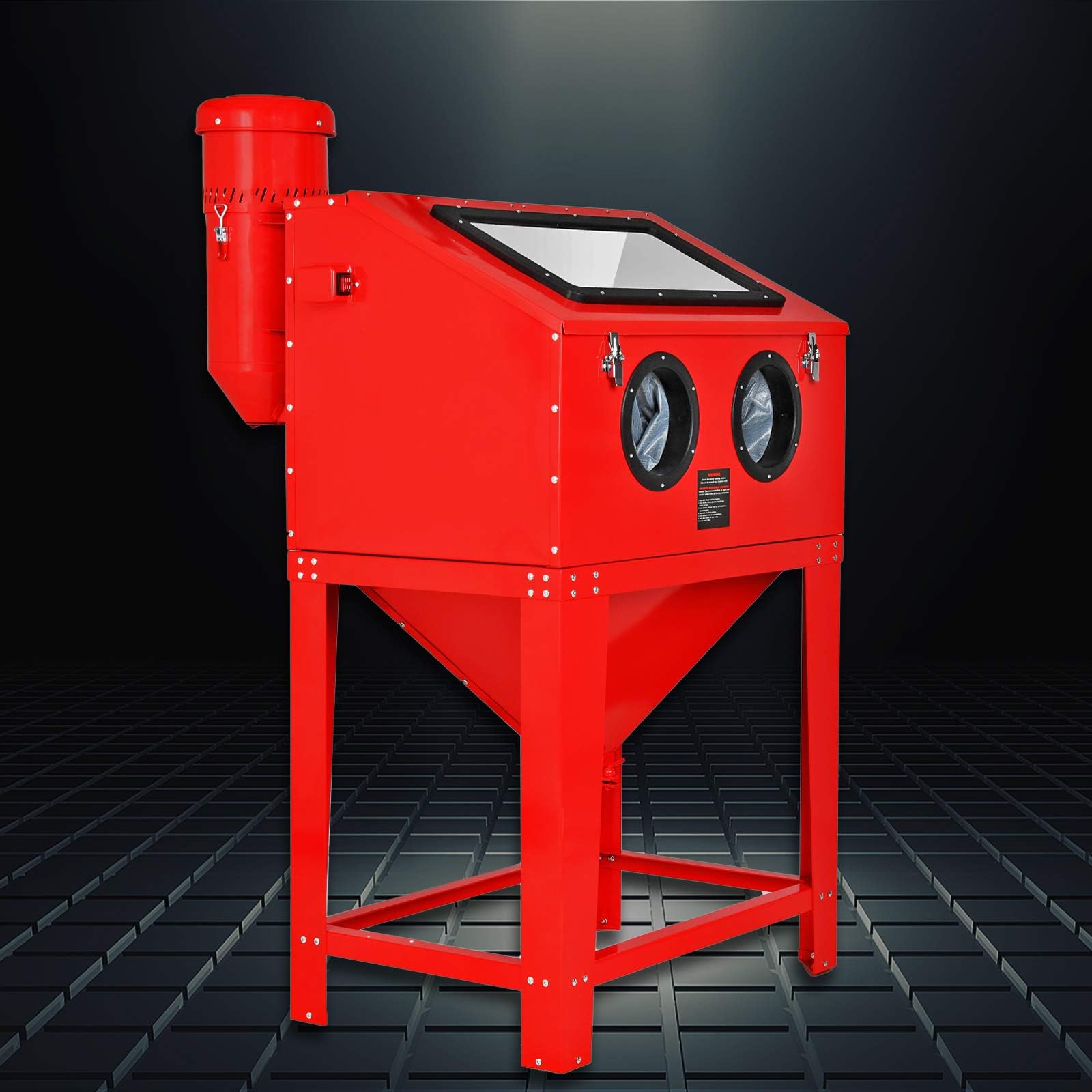 Oarlike 1.6 HP Dust Collector with 1.8 Gallon Capacity, Dust Collection Reclaimer System for Sandblasting Cabinets and Media Blasters