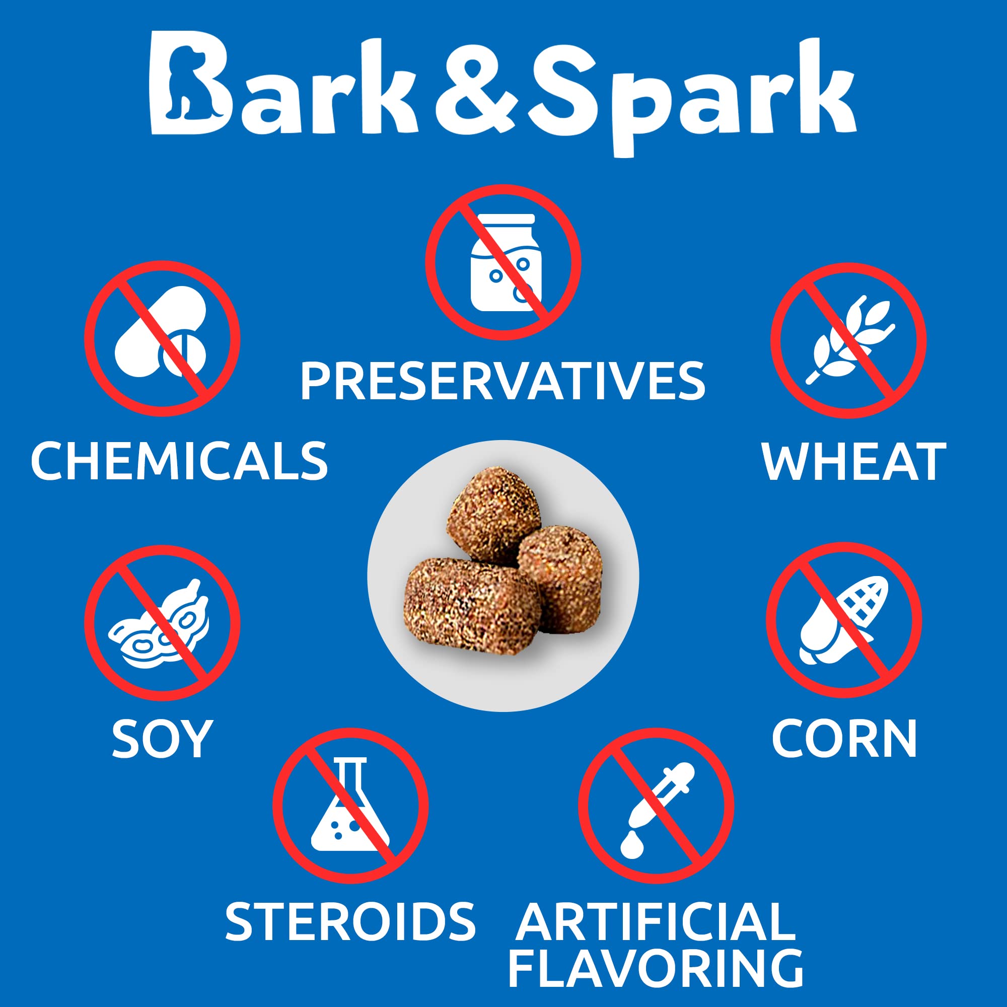 BARK&SPARK No Poo Chews for Dogs - Coprophagia & Stool Eating Deterrent with Probiotics, Digestive Enzymes & Breath Aid Support - Stop Dog Poop Eating - Made in USA - 120 Soft Chews - Duck Liver