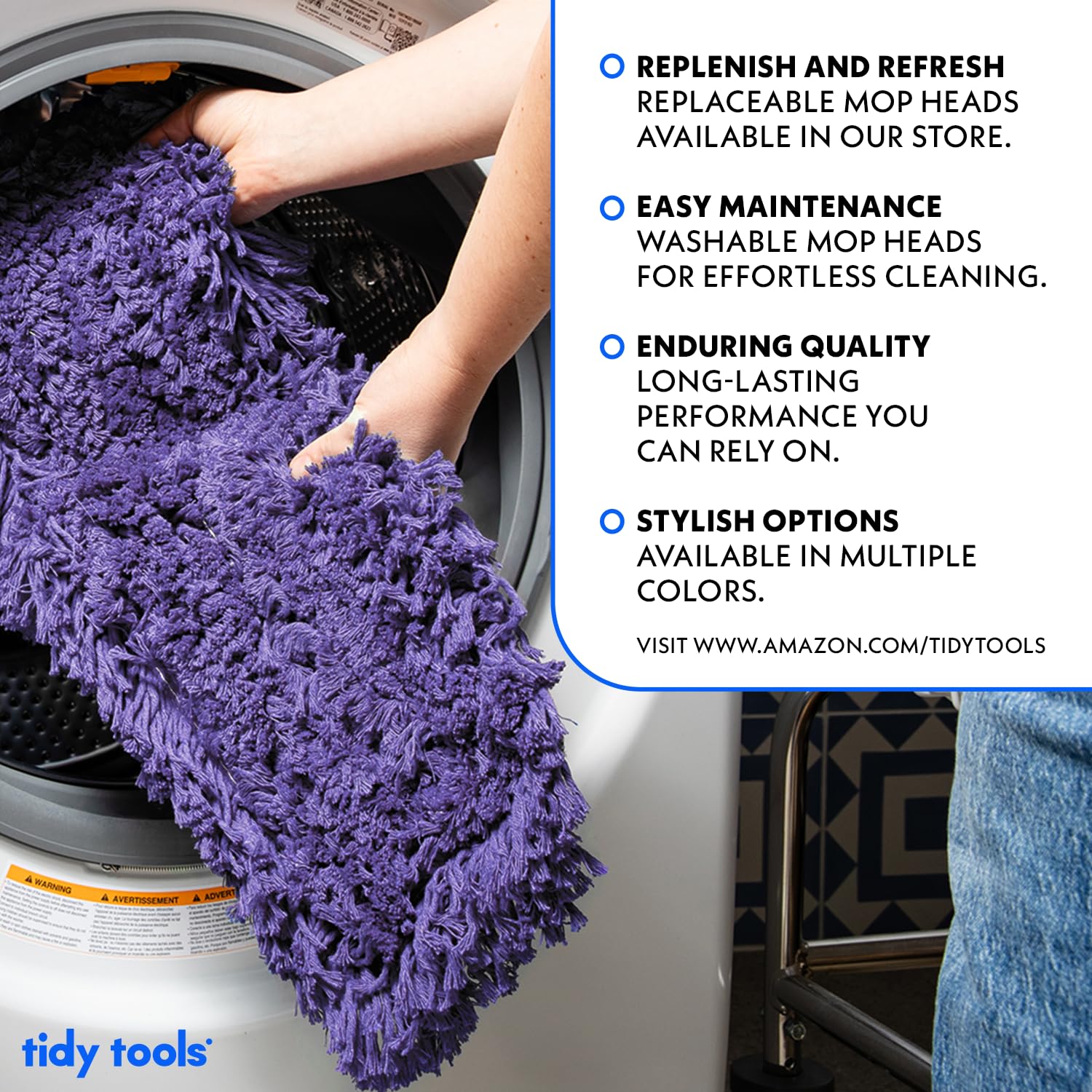 24 Inch Purple Dust Mop with Wood Handle and 24 Inch Dust Mop Refill Bundle - 1 Mop Sets and 4 Refills