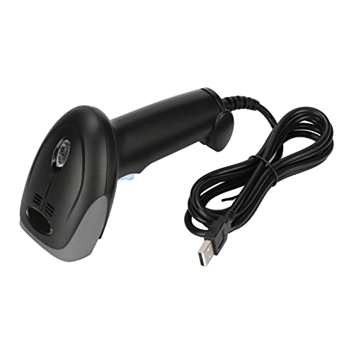 Barcode Scanner USB Barcode Reader with Fast Imaging, Ergonomic Global Image Transmission for Mobile Payment and Retail