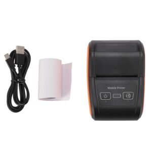 Yosoo Thermal Receipt Printer USB Mini Portable Efficient Printing for POS Office Electronics