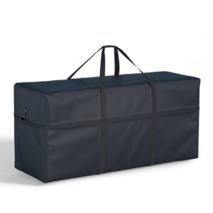 h-kenan heavy duty 600d waterproof extra large outdoor patio cushion furniture storage bag with handles, zipper for patio furniture and other storage items l 65“ x w 22” x h 30”